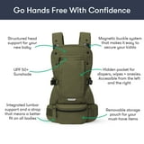 Colugo Baby Carrier - Baby Carrier Newborn to Toddler, Toddler Carrier ...