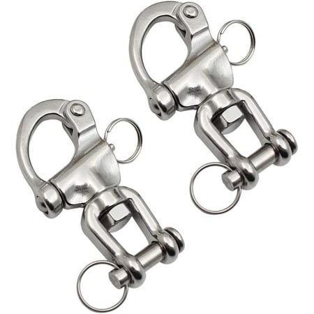 Pieces Swivel Eye Snap Hook, Swivel Eye, Stainless Steel Shackle Hook ...