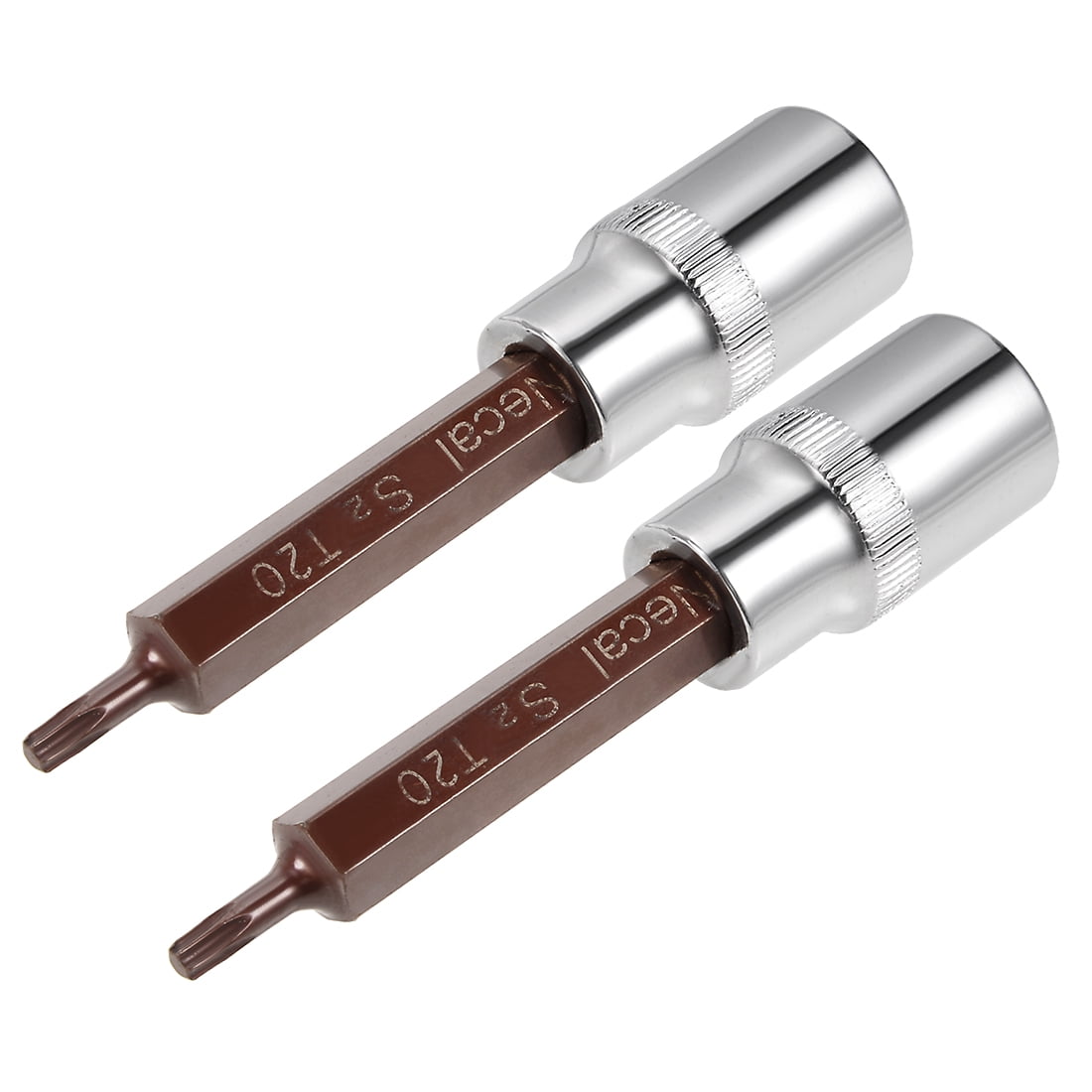 1/2-Inch Drive T20 Torx Bit Socket S2 Steel 100mm Length 2pcs - Walmart.com