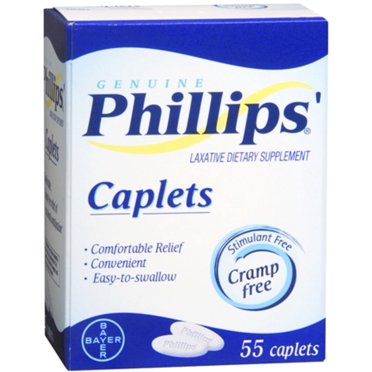 Phillips' Laxative Dietary Supplement Caplets, 100 Count - Walmart.com