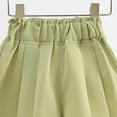 Cheytotty Kids Wide Leg Shorts, Solid Color Skirt Style, Casual ...