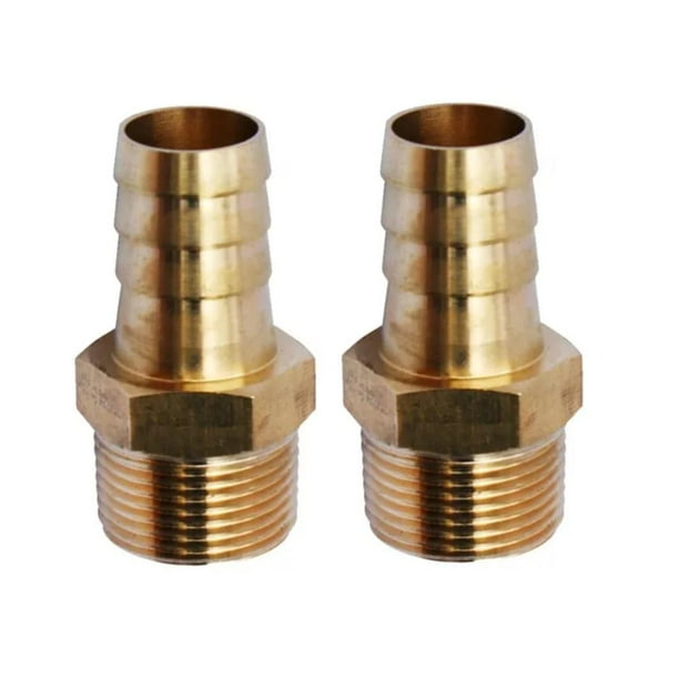 Conector Espiga 1 Pulgada Npt Cobre Para Manguera 2 Pz | Bodega Aurrera ...