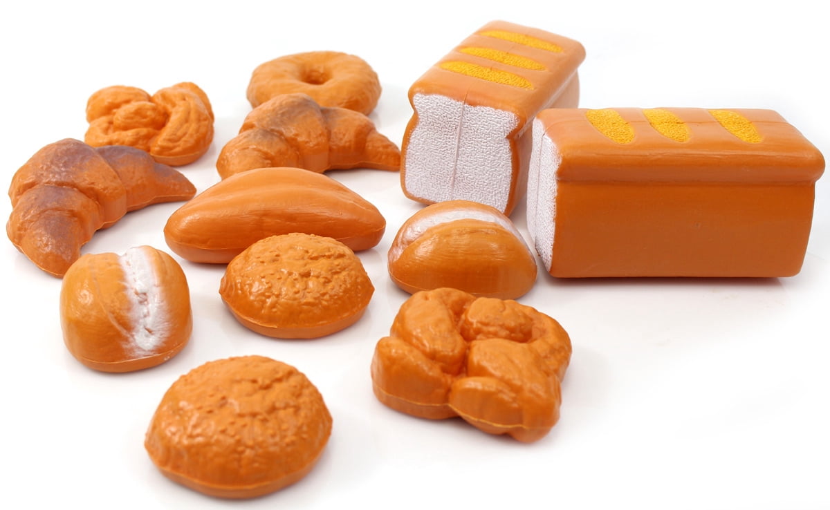 12 piece Bread Food Playset PS660 Bread Crumb Stuffing - Walmart.com