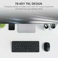 RREGER-9010M Multi-Device Keyboard and Mouse Combo, 2.4GHz/Bluetooth 5. ...