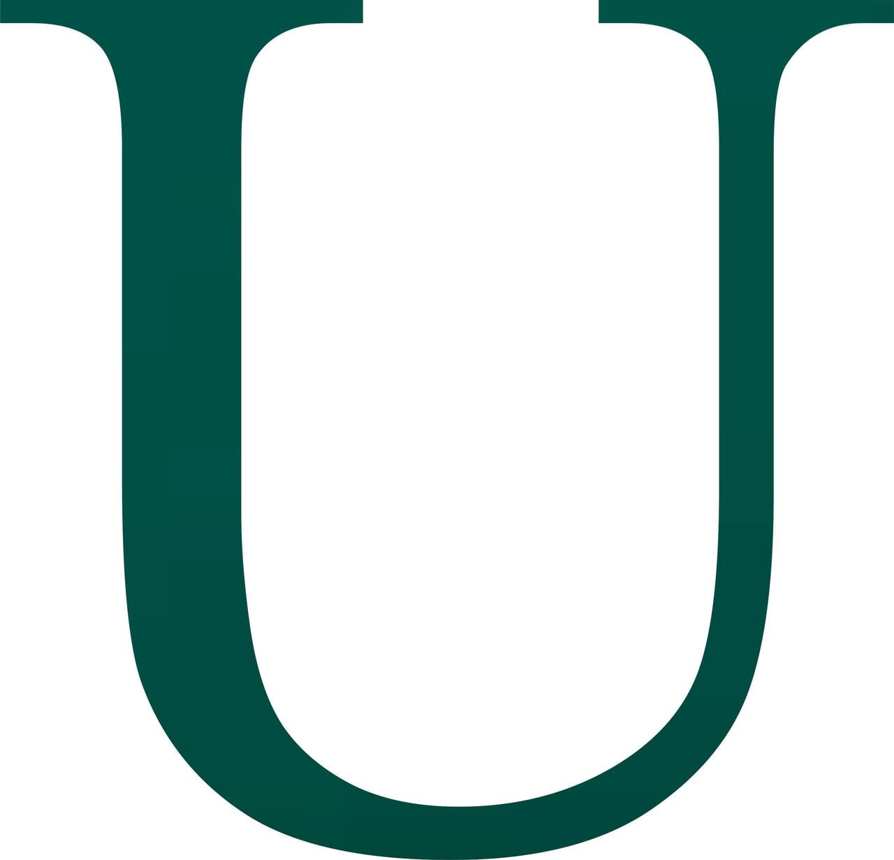 Acrylic Letter U Times, 2'' Tall Frosted Teal Acrylic Sign Letter ...