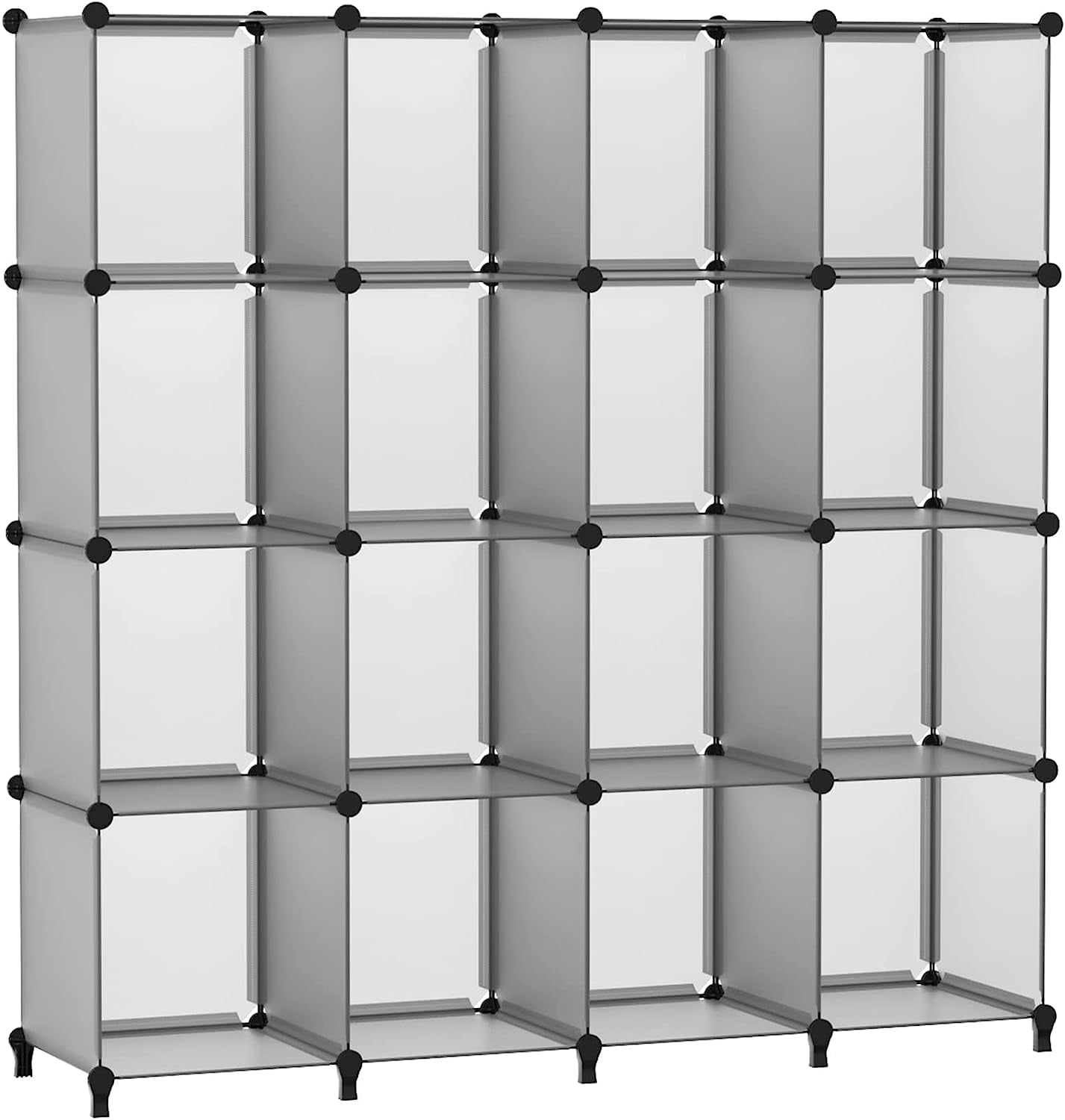SHMAMT Cube Storage Shelf, 16 Storage Cubes Closet Organizers and ...