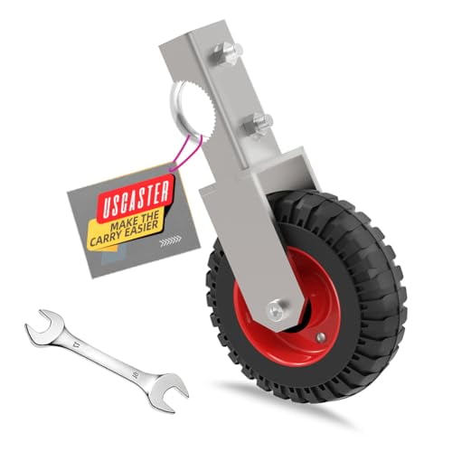 USCaster Gate Wheel 6inch Under Mount Farm Gate Caster for Chain Link ...