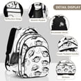 ALAZA Cartoon Monkey Banana-1 School Backpack Elementary Bag Student ...