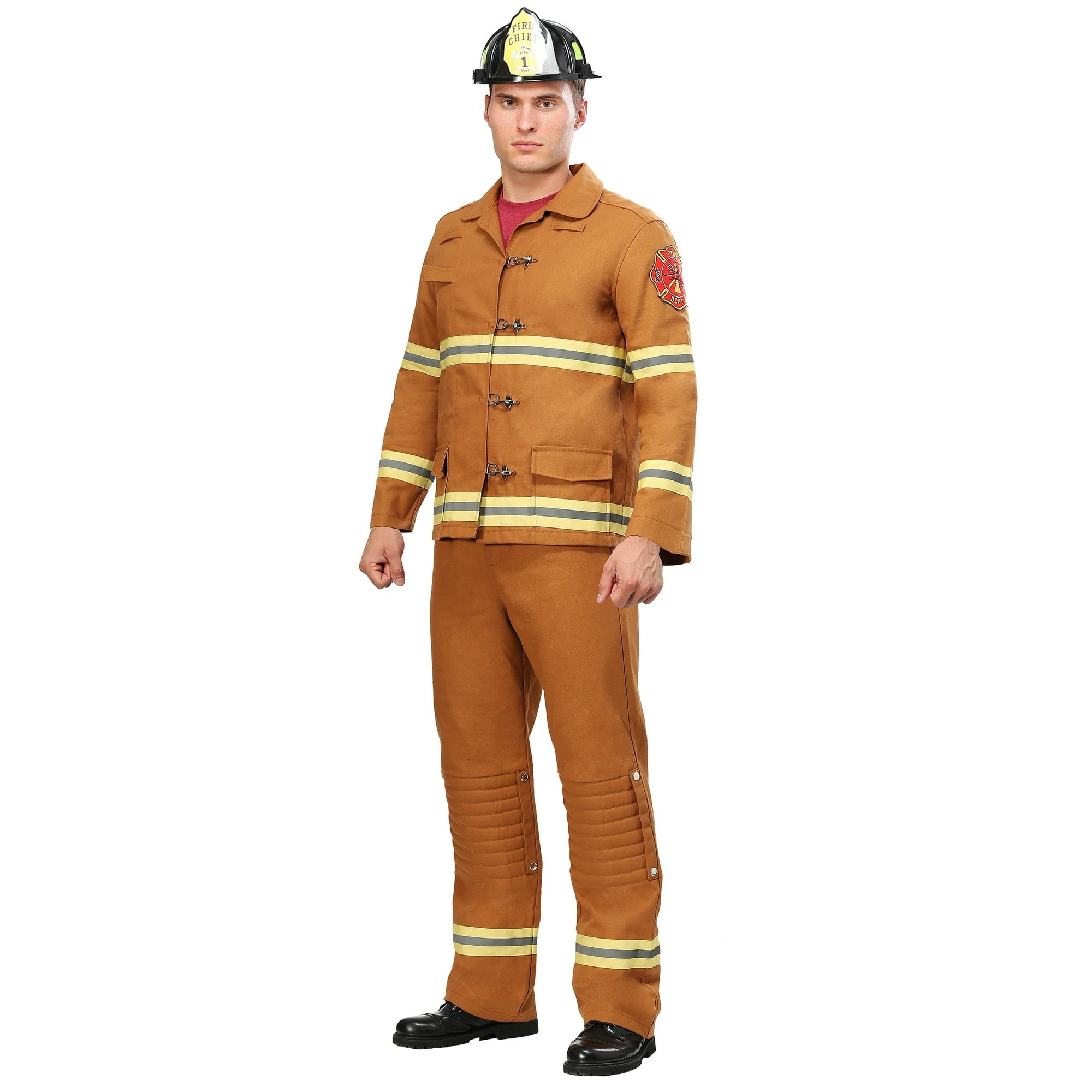 Click here for Fun Costumes Tan Firefighter Uniform Mens Costume... prices