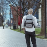 Swiss Tech Unisex 20 Liter Compressor Backpack for School or Work, Grey ...