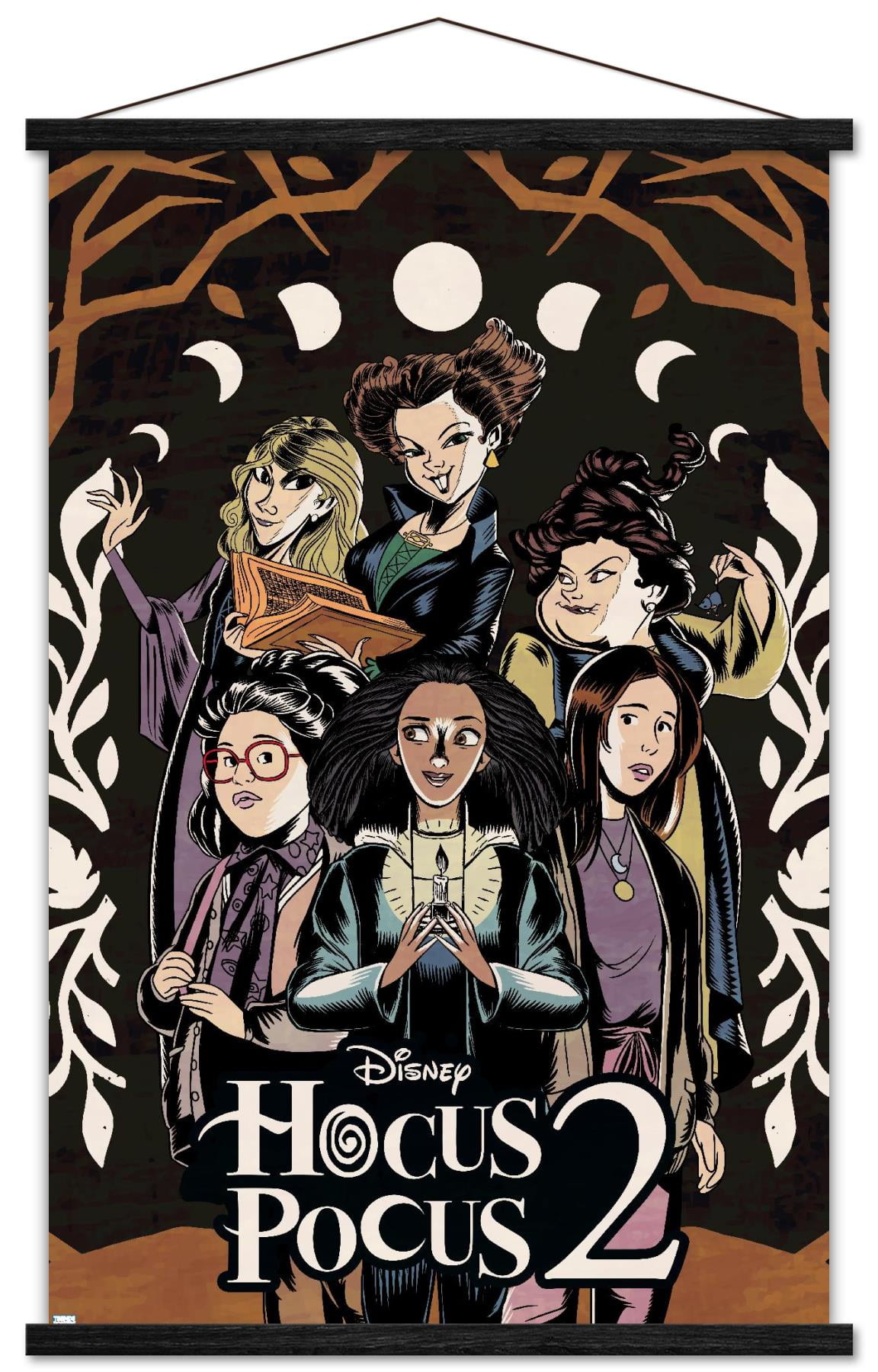 Disney Hocus Pocus 2 - Group Wall Poster with Magnetic Frame, 22.375" x ...