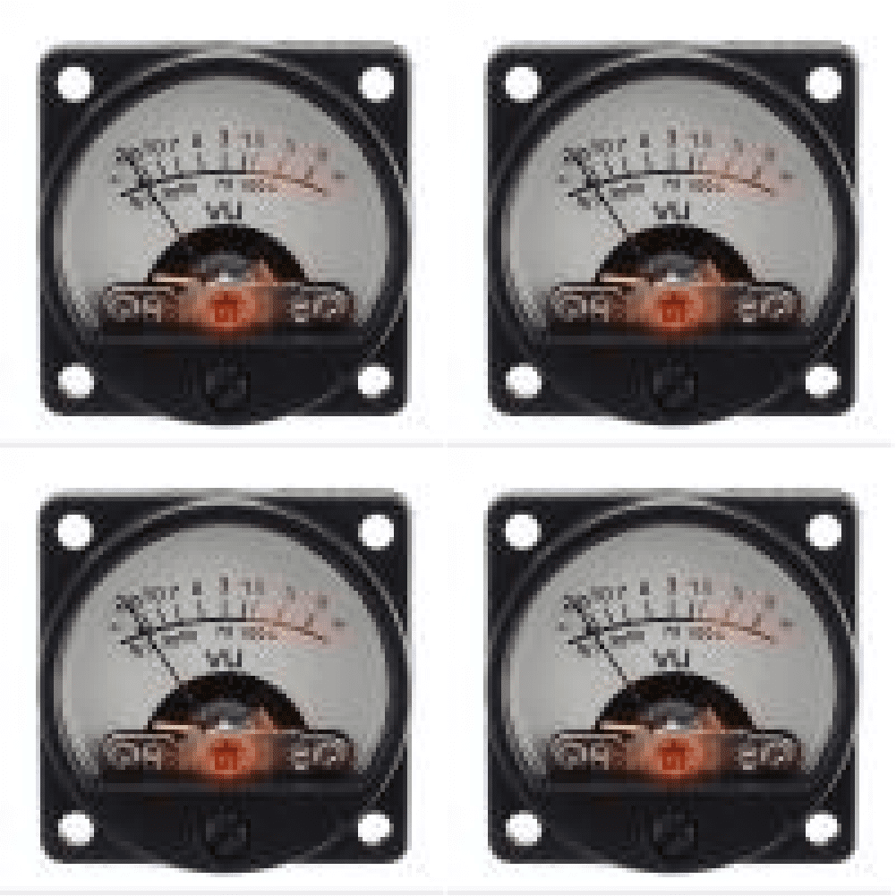 Medidor de VU Panel de 6V-12V Luz trasera cálida Grabación 500UA ...