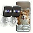 2-Pack Cloud Wireless Indoor Security Cameras, Full-Color Night Vision ...