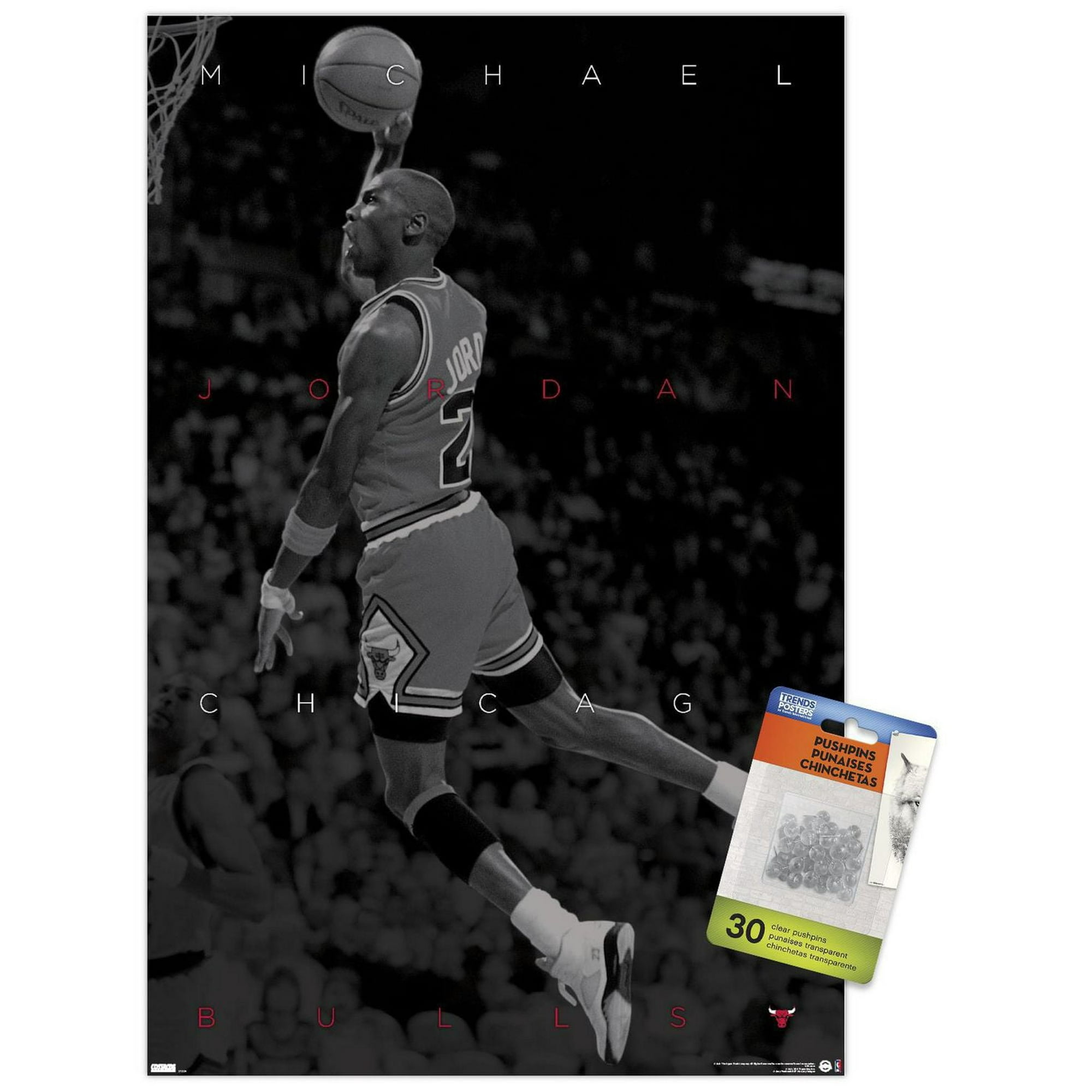 Click here for Trends International Michael Jordan - Black And Wh... prices