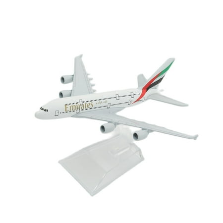 Scale 1/400 Emirates Airlines A380 Aircraft Model 15cm Alloy Aviation ...
