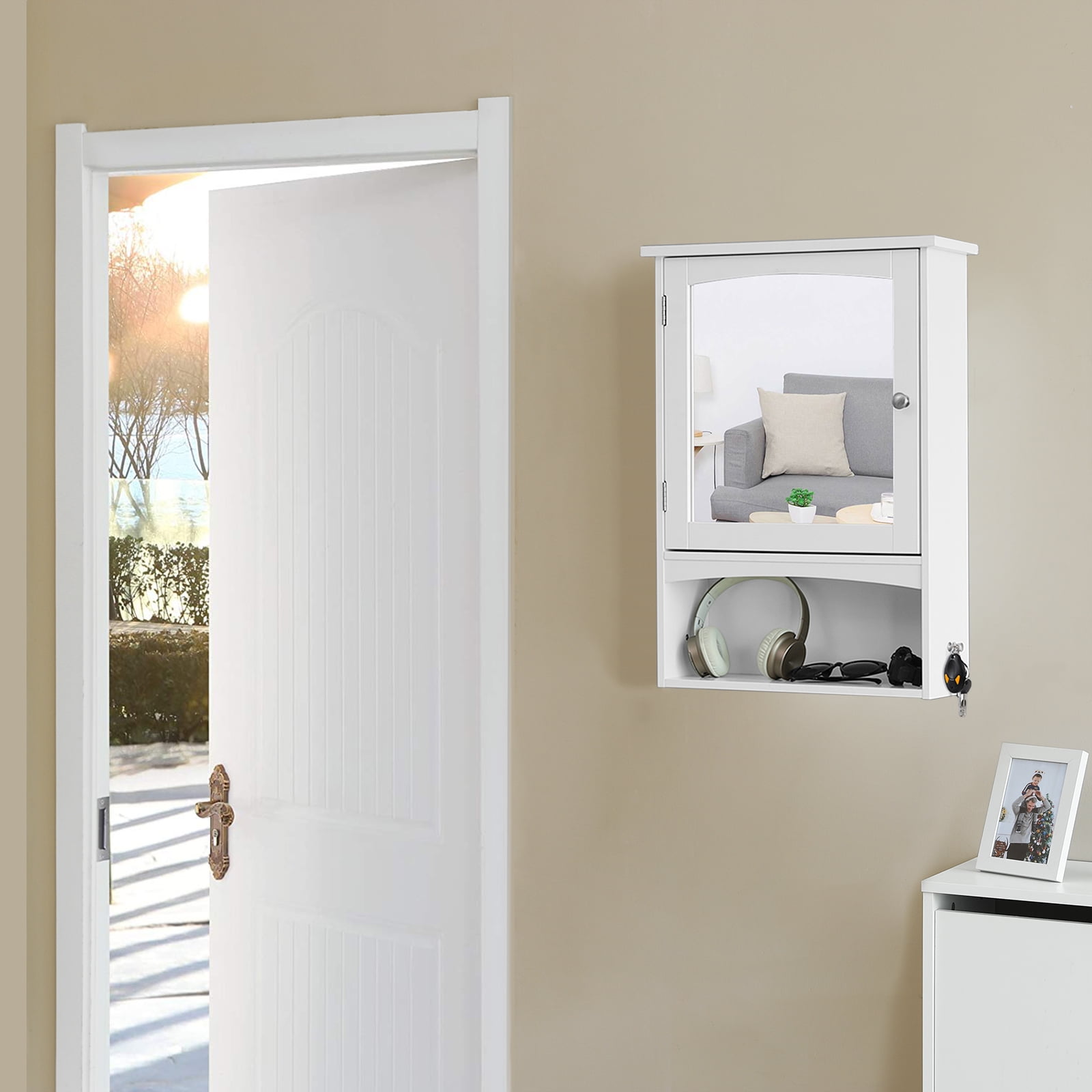Click here for Vasagle Mirror Cabinet  Bathroom Wall Storage Cabi... prices
