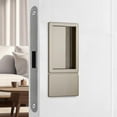 Handleless Flat Lock Magnetic Flush Mount Silent Push-Pull Invisible ...