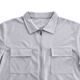 SAWOBUUN Men's Texture Zip Front Jacket Short Sleeve Collared Sport Top ...