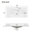 Euroco 36 Bathroom Vanity With Sink Bathroom Vanity Cabinet With 4