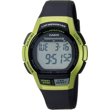 Casio Men's Classic Digital Watch with Black Resin Strap with Grey ...