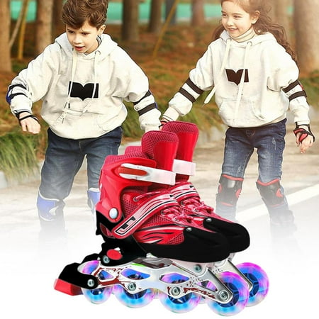 2 in 1 Roller Skates 2 in 1 Roller 4 Size Adjustable Roller Skates for ...