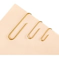 600 Paper Clips,Office Gold Paper Clips Assorted Sizes(Small,Medium and ...