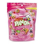 Meiji Hello Panda Strawberry Cookies, 9.1 oz Family Pack (10 ...