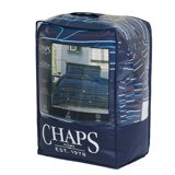 Chaps Boys Twin Comforter Set 2-Piece Reversible Microfiber Shark ...