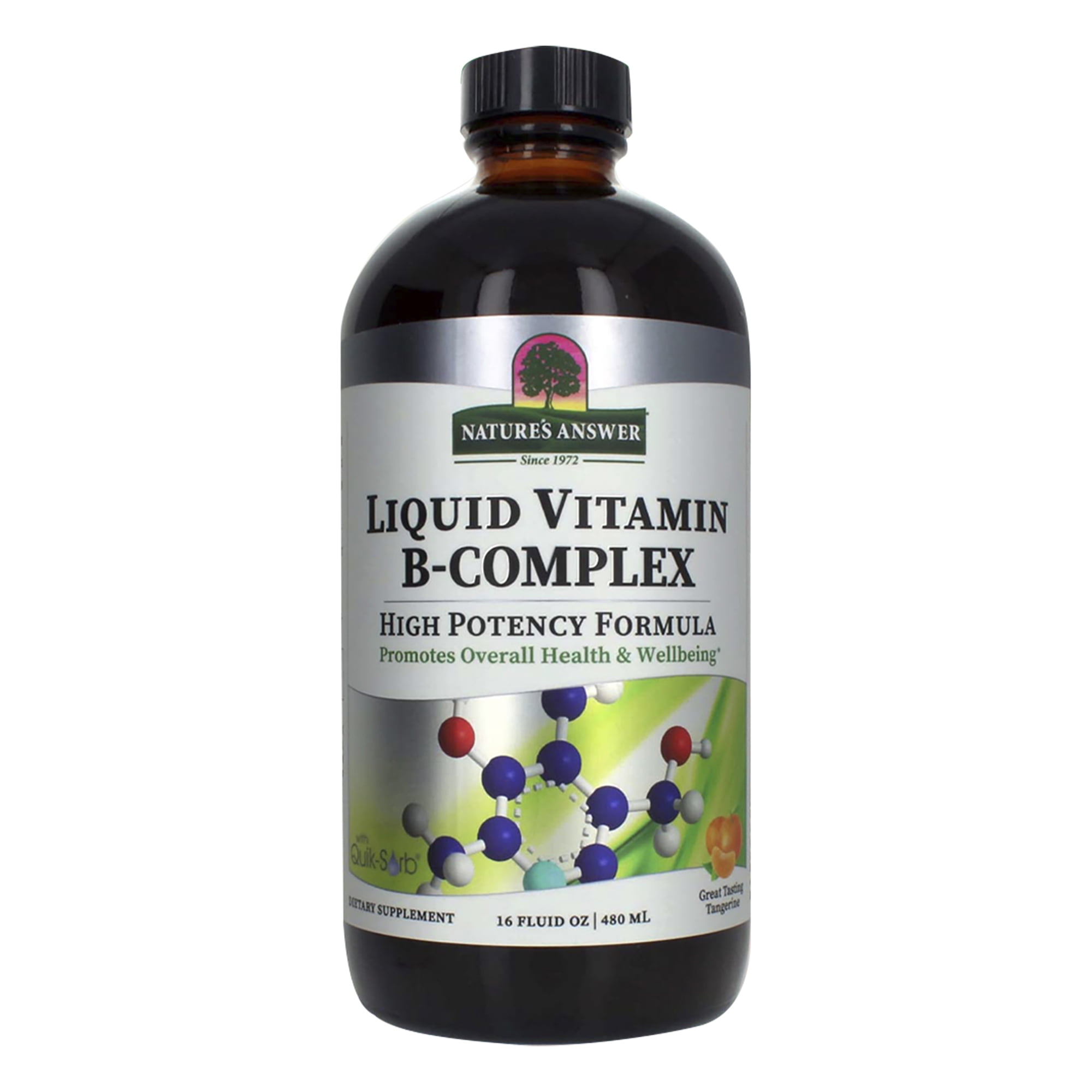 Nature's Answer Liquid B-Complex Vitamins, Suplemento Dietético, 480 ml ...