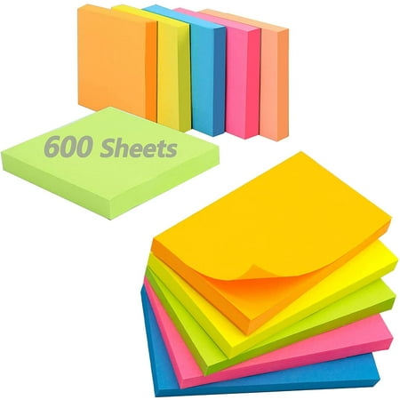 Bundled of Product of 3 x 3 inch Sticky Notes and 3 x5 inch Sticky ...