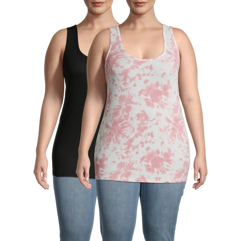 Terra & Sky - Terra & Sky Women's Plus Size Everyday Essential Layering ...