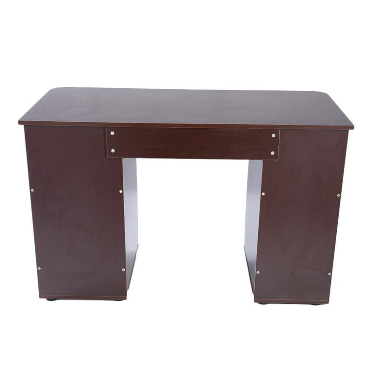 Ktaxon Brown Bedroom PC Desk with Storage Shelves, 3 Drawers Ktaxon Brown Bedroom PC Desk with Storage Shelves, 3 Drawers
