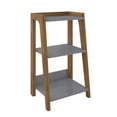 Manhattan Comfort Gowanus Modern Ladder Side Table with 3 Shelves in ...