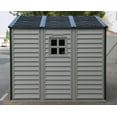 Duramax Woodside Plus 10.5x8 Vinyl Resin Outdoor Storage Shed With ...