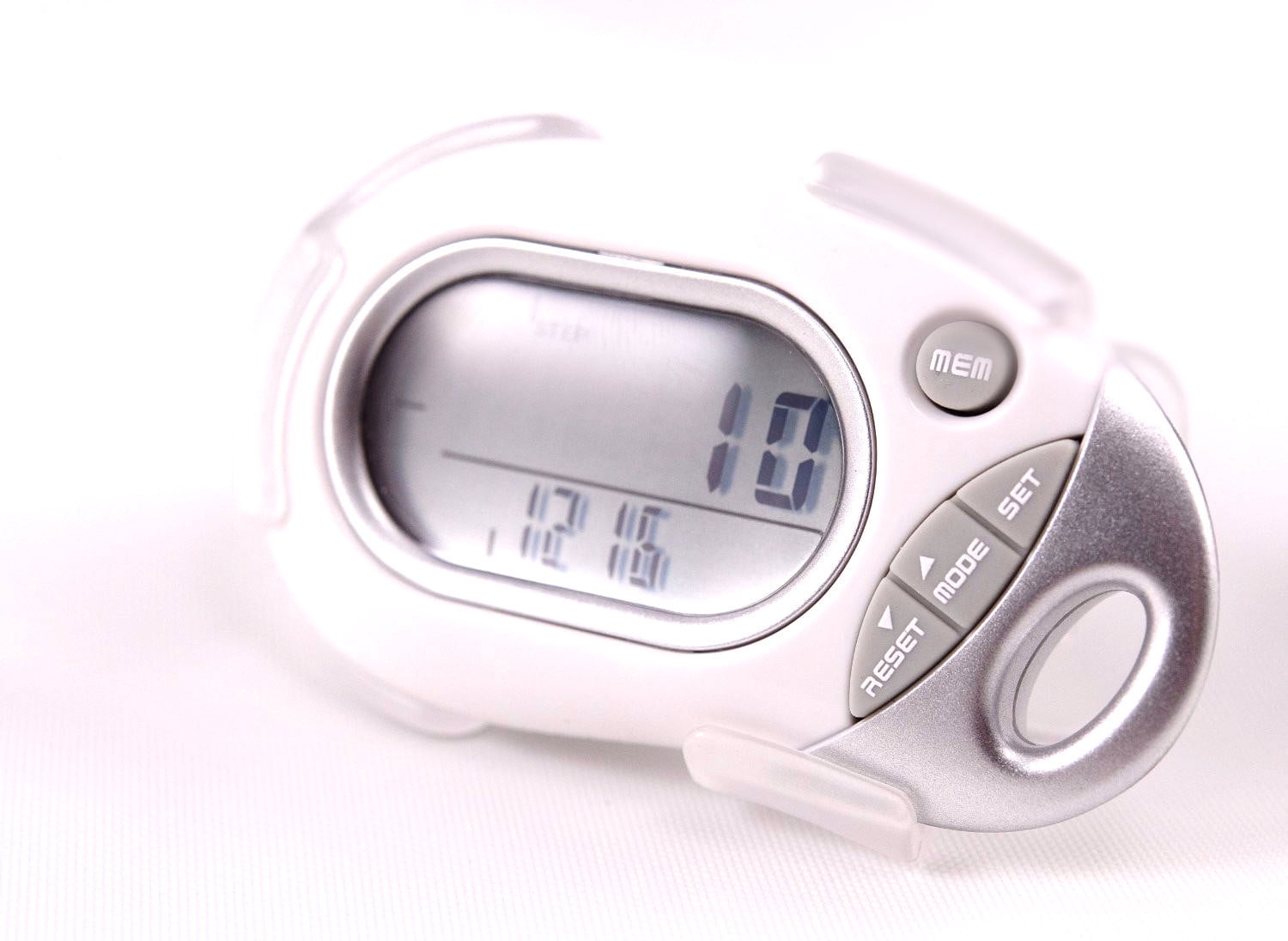 Pedusa PE-771 Tri-Axis Multi-Function Pocket Pedometer and Clip - White ...