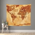 Balery Not All Those Who Wander Are Lost2 Pattern Tapestry 60x51 Inches ...