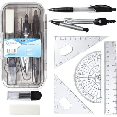 Student Geometric Drafting High Quality 8 pcs Math Tool Set - School ...