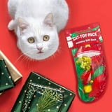 Cat Christmas Stocking with Catnip, Teaser, Cat Balls and Feather Toys ...