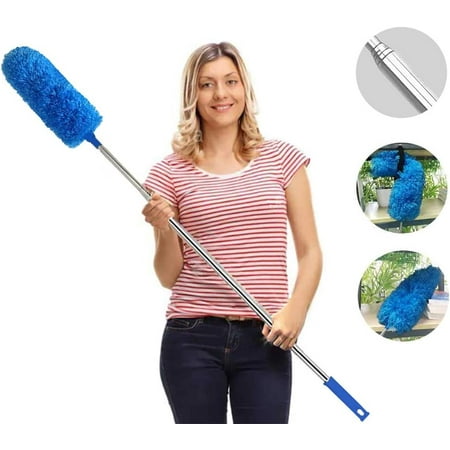 Telescopic Duster Washable, Dust Wiper Microfiber Stainless Steel ...