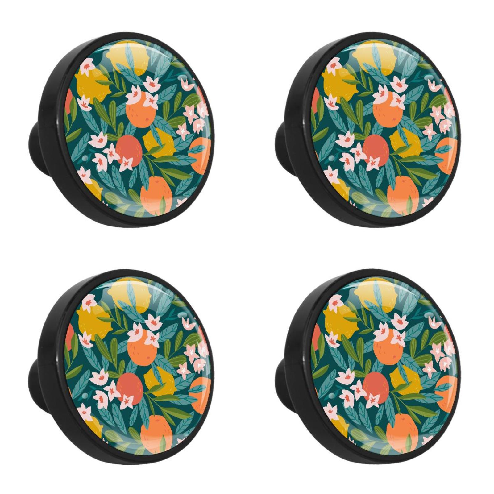 4 Pcs Tropical Summer Fruit Knobs for Kitchen Cabinet Cupboard Dresser ...