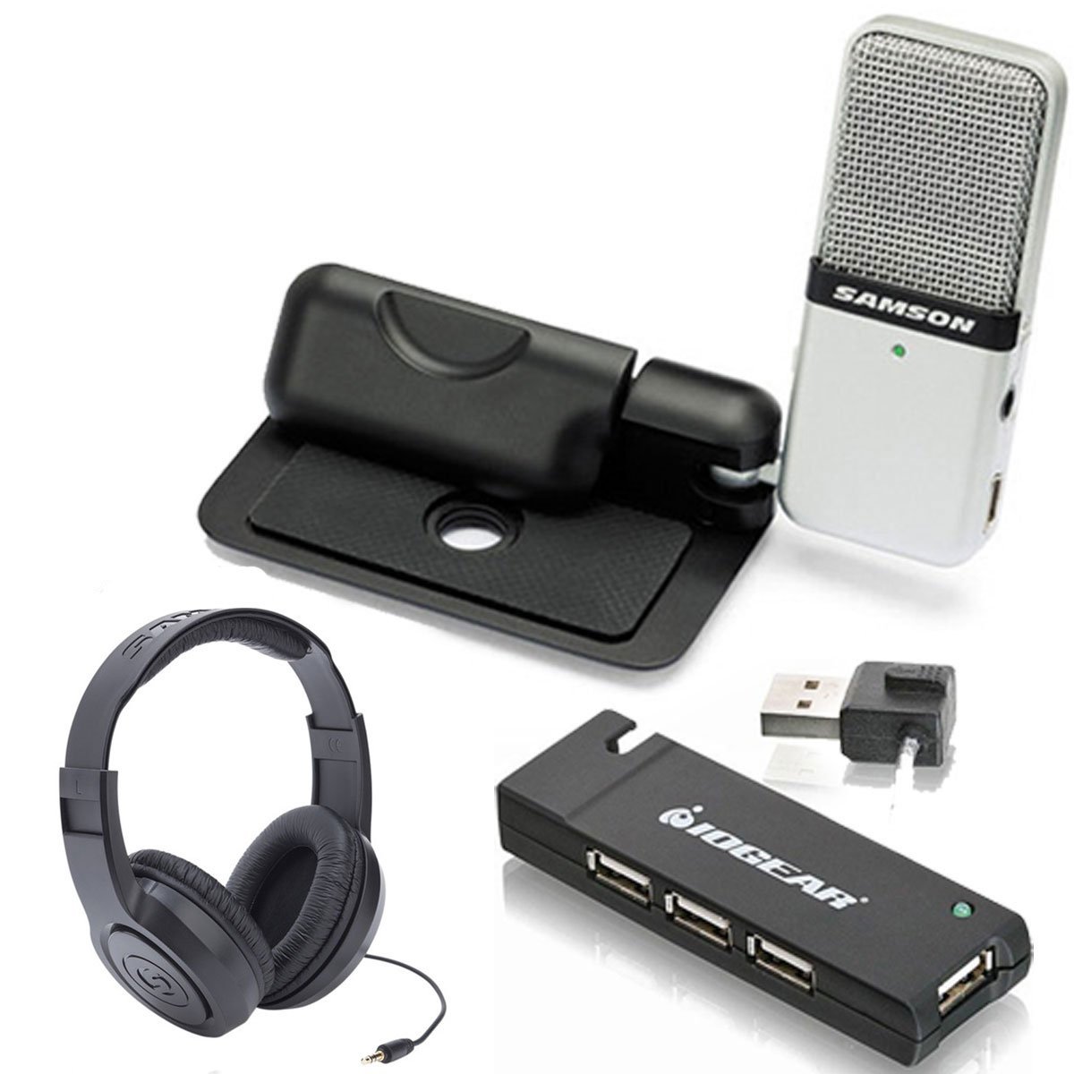 Samson Go Mic Portable USB Condenser Microphone Bundle With Samson ...