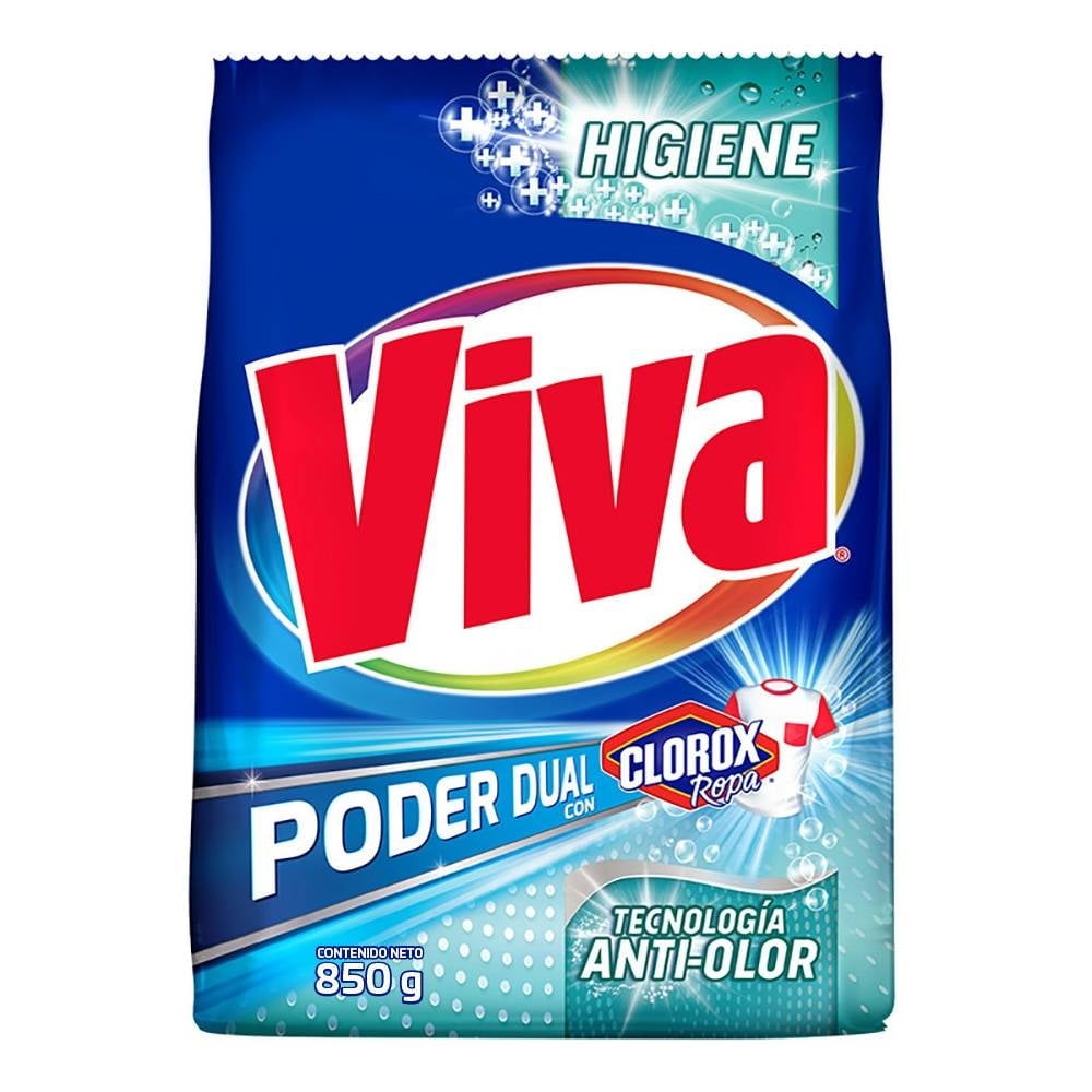 Detergente en polvo Viva higiene 850 g | Bodega Aurrera en línea