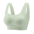 Ashirexll Push Up Bra, Plus Size Bras for Women, Solid Color Seamless ...