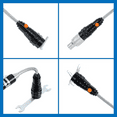 Dream Master Extendable Magnetic Flashlight with Telescoping Magnet ...