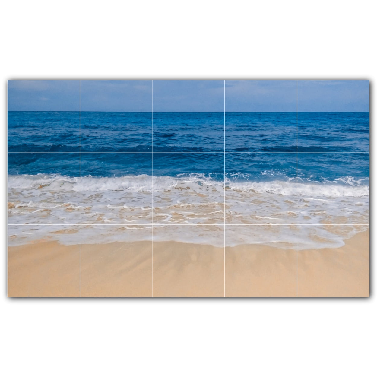 Picture-Tiles.com: Beach Ceramic Tile Wall Mural WAL500068-53M. 30"W x ...