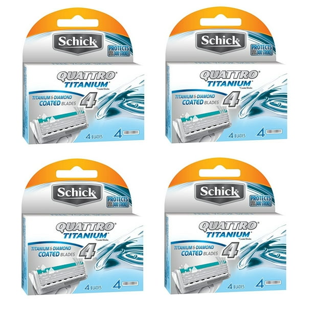 Schick Quattro Titanium Refill Cartridges - 16 Count - Walmart.ca
