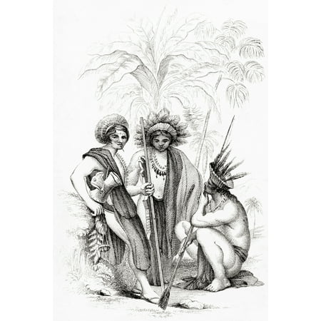 From Left To Right, Macushi, Paravilhano And Warao, Members Of The ...