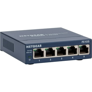 NETGEAR 5 Port Gigabit Ethernet Switch (GS605NA) - Walmart.com