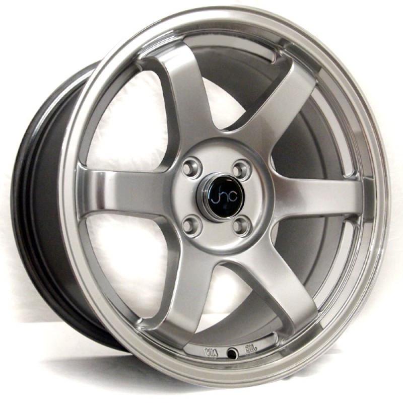 JNC 014 Silver Machined Lip 17x9 25 5x100 ET32 Offset Wheel Rim jnc-014-silver-machined-lip-17x9-25-5x100-et32-offset-wheel-rim