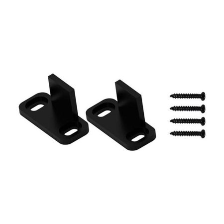 CARBONLIKE 2pcs Barn Door Swing Stop Guides Floor Plastic Limit Rail ...